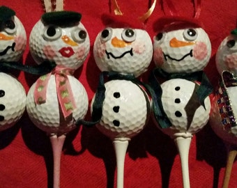 Golf ball ornament | Etsy