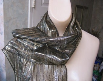 Metallic Scarf | Etsy