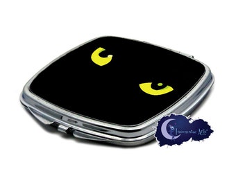 Cat compact mirror | Etsy