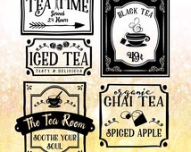 Unique tea time sign related items | Etsy