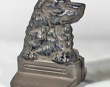 Unique dog bookends related items | Etsy