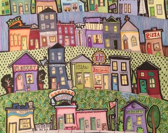 Whimsical buildings | Etsy