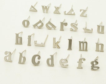 Alphabet earrings | Etsy