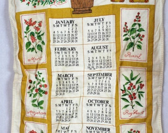 1965 calendar | Etsy