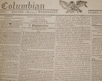 1800s newspaper | Etsy