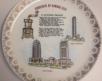 Kitchen prayer plate | Etsy