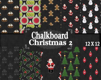 Christmas Chalkboard Color Chalk Clipart Snowman Boot Star