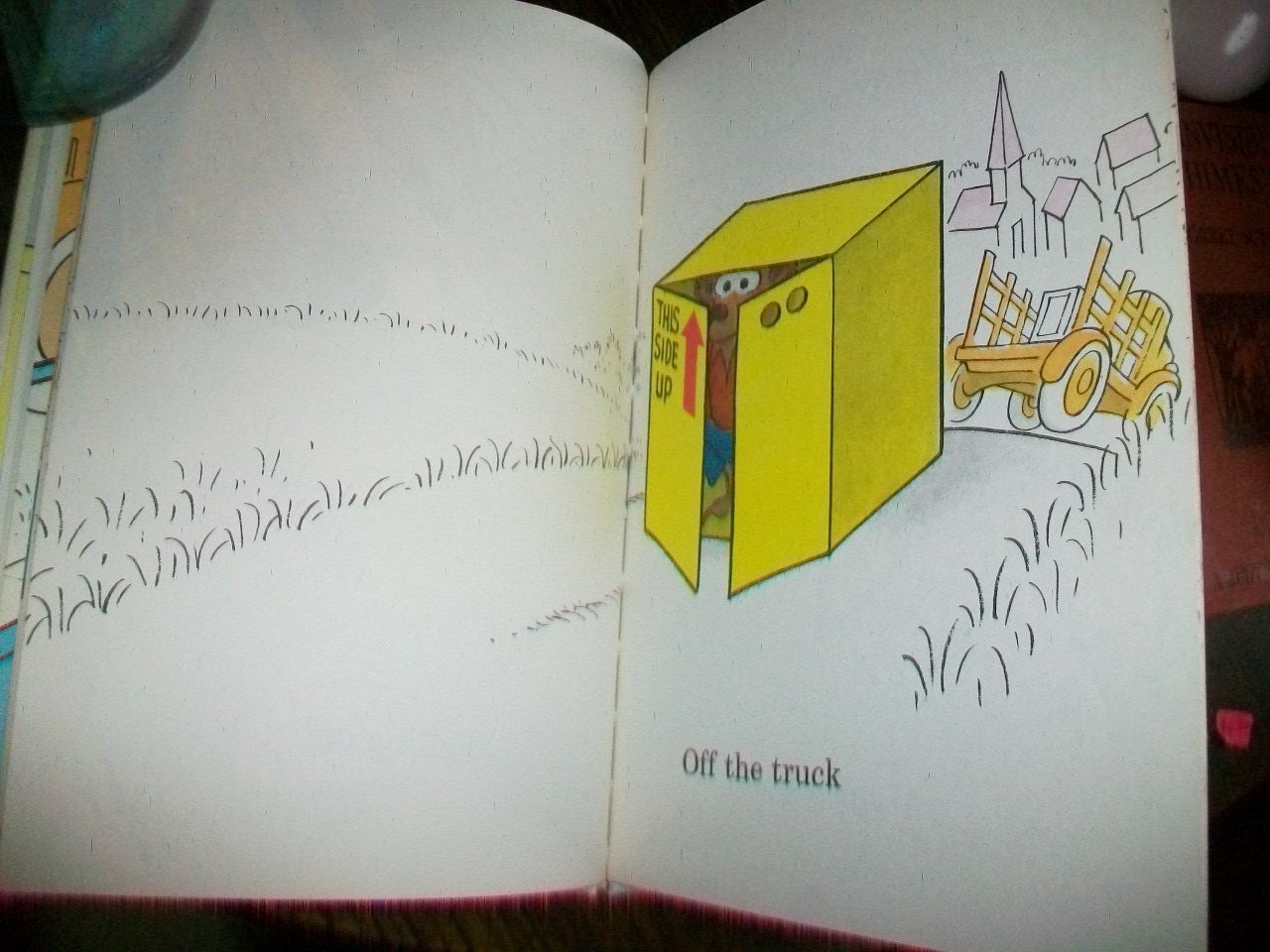 Inside Outside Upside Down Vintage 1968 Children's Book for Beginning ...