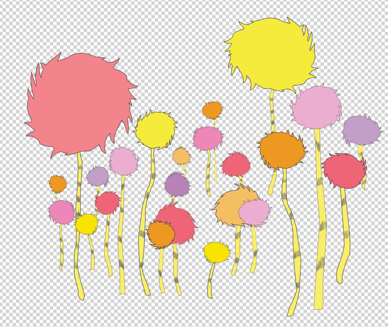 truffula trees png tranparent background files.