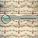 Digital Scrapbook Paper pack Shabby Chic rose background rose