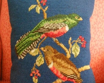 Needlepoint bird | Etsy