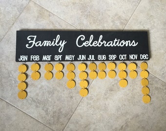 Unique birthday chart related items | Etsy