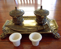 Popular items for double inkwell on Etsy