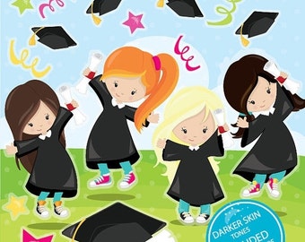 Unique graduation clipart related items | Etsy