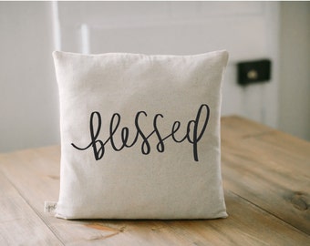 Unique blessed pillow related items | Etsy