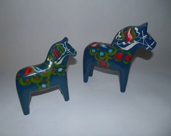 Wooden dala horse | Etsy