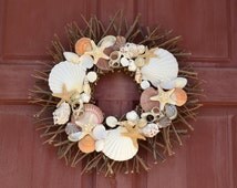Unique seashell wreath related items | Etsy