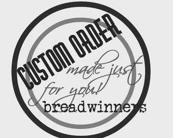 Custom wedding and special occasion gifts by BREADWINNERS on Etsy