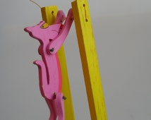 Unique wooden acrobat toy related items | Etsy