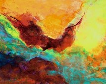 Popular items for phoenix rising art on Etsy