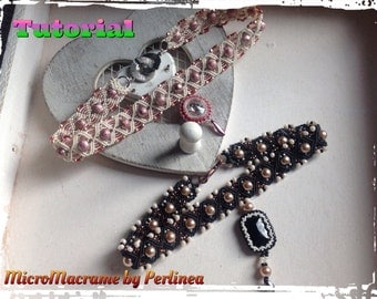 Micro Macrame Tutorial DIY Happy Hippie Earrings by LaPerlinea