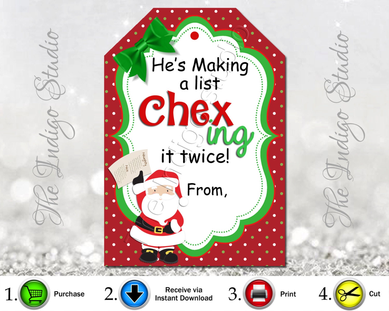 Chex Mix treat Tag Chexing it twice Digital Printable Pertfect