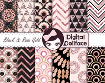 Unique rose gold paper related items | Etsy