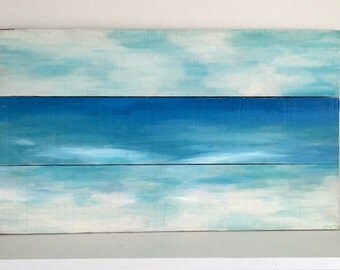 Unique abstract beach art related items | Etsy