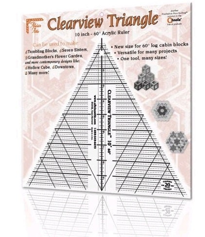 Template 10 60 Degree Triangle by Alicia's Attic