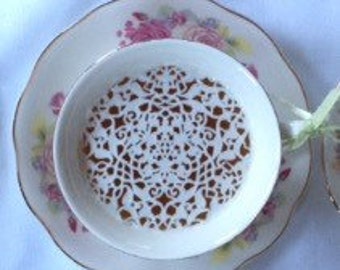 Sugar Doilies 12pcs of 2.25 edible doily for tea or