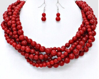 Multi Strand Necklaces – Etsy