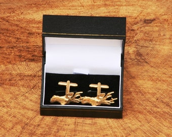 Goat Cufflinks & Tie Slide Clip Mens Farming by GamekeepersGifts
