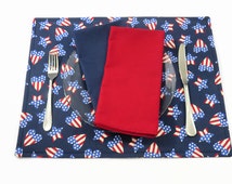 Unique patriotic table mat related items | Etsy