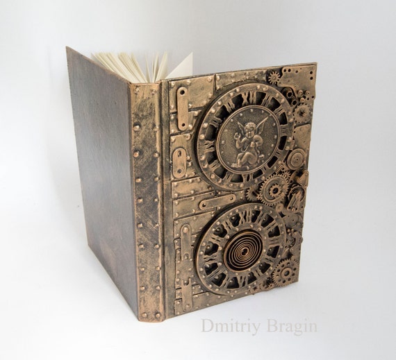 Steampunk cyberpunk notebook gift by Artcreativehands - Buy Online