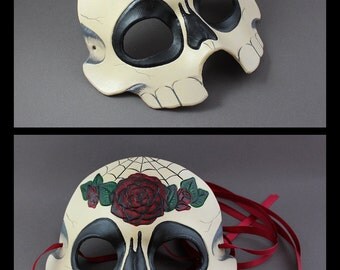 Leather skull mask | Etsy