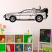 Back to the Future Car Wall Decal Film Movie Wall Vinyl