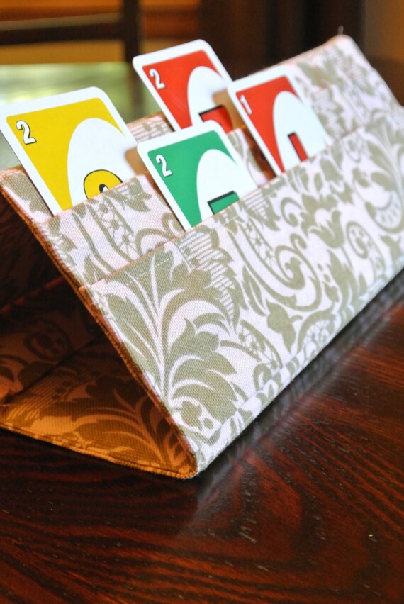 Playing Card Holder Pink Floral By StoriesAndSayings On Etsy