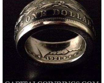 Texas coin ring | Etsy