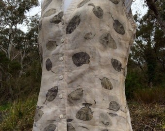 Eco-print clothing and handmade dresses by GumnutMagic on Etsy