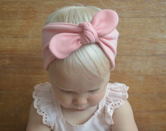 Pink baby headband | Etsy