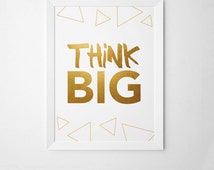 Unique think big related items | Etsy