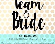 Unique team bride related items | Etsy