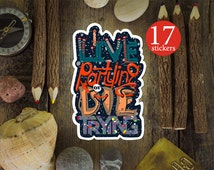 Unique cool stickers related items | Etsy