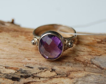 Purple quartz ring | Etsy