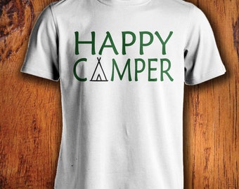 Happy camper shirt | Etsy