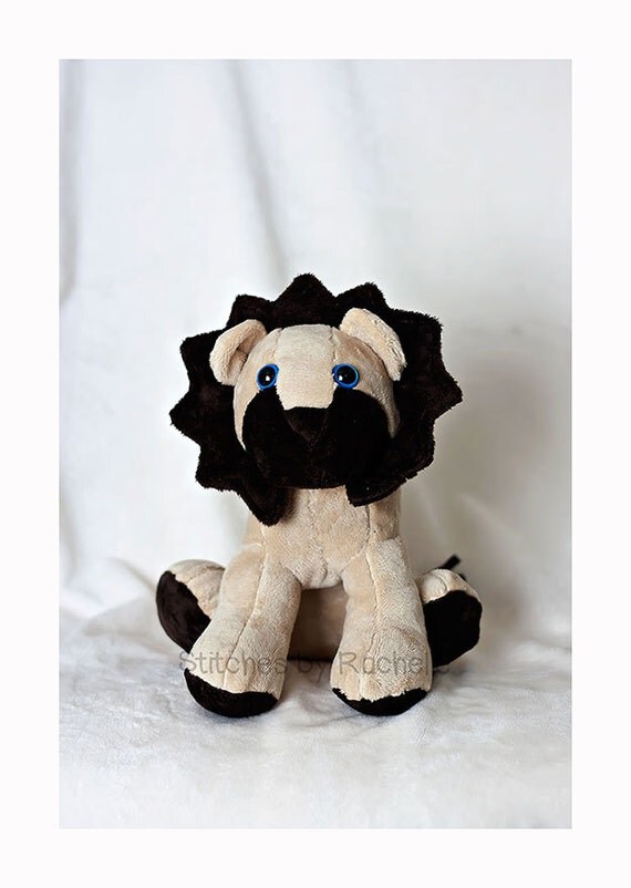 CUSTOM 13 Larry the Lion Cuddly Lion Stuffed Animal