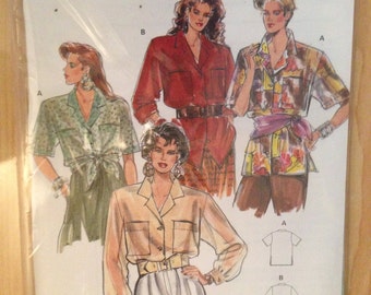 Butterick 4824 Sewing Pattern 90s Misses High by SplashOfLuv