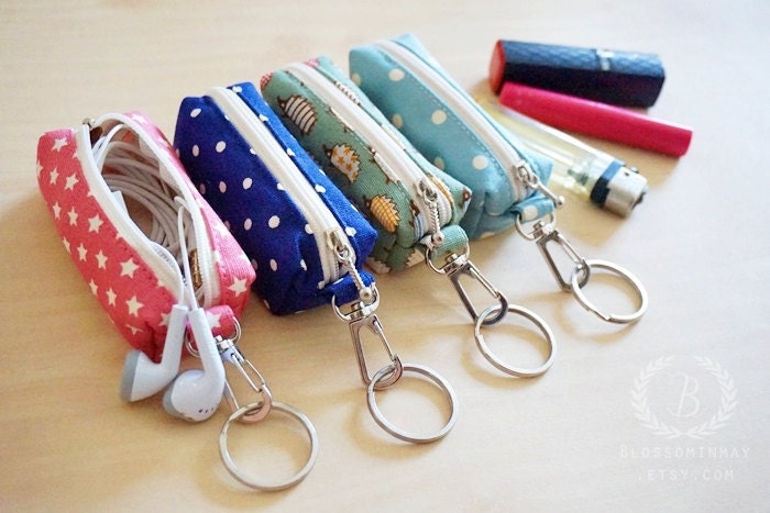 100 FABRICS CHOICE Iphone earbuds case Earbuds Holder