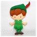 Vintage Peter Pan Felt Paper Doll Toy Outfit by TMWLdesigns