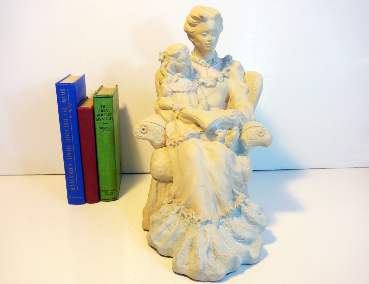 Vintage Statue AUSTIN PRODUCTIONS Sculpture Story Time Alice Heath 1989 ...